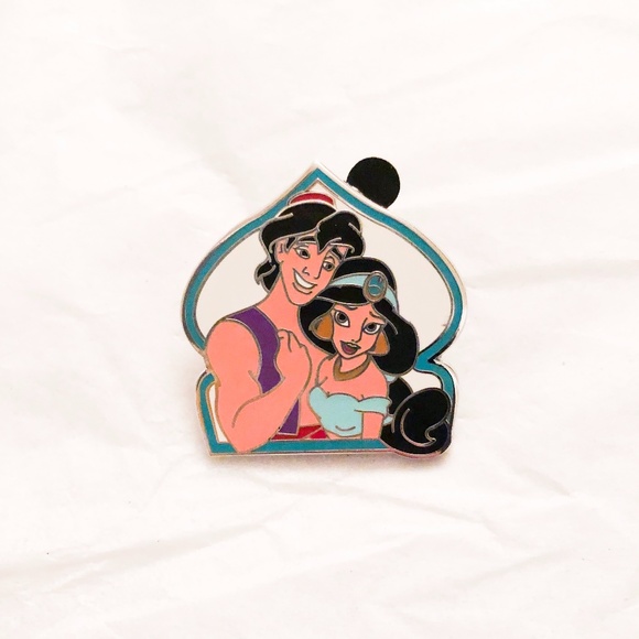 Disney | Accessories | Disney Couples Aladdin Jasmine Pin | Poshmark